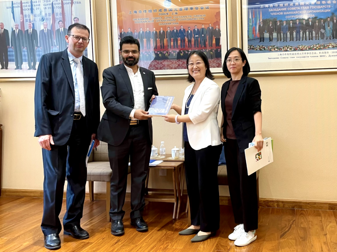 IPRCC Deputy Director General Li Xin Meets with SCO Secretariat Deputy ...